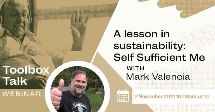 Self Sufficient Me with Mark Valencia Toolbox Talk [Webinar Playback ...