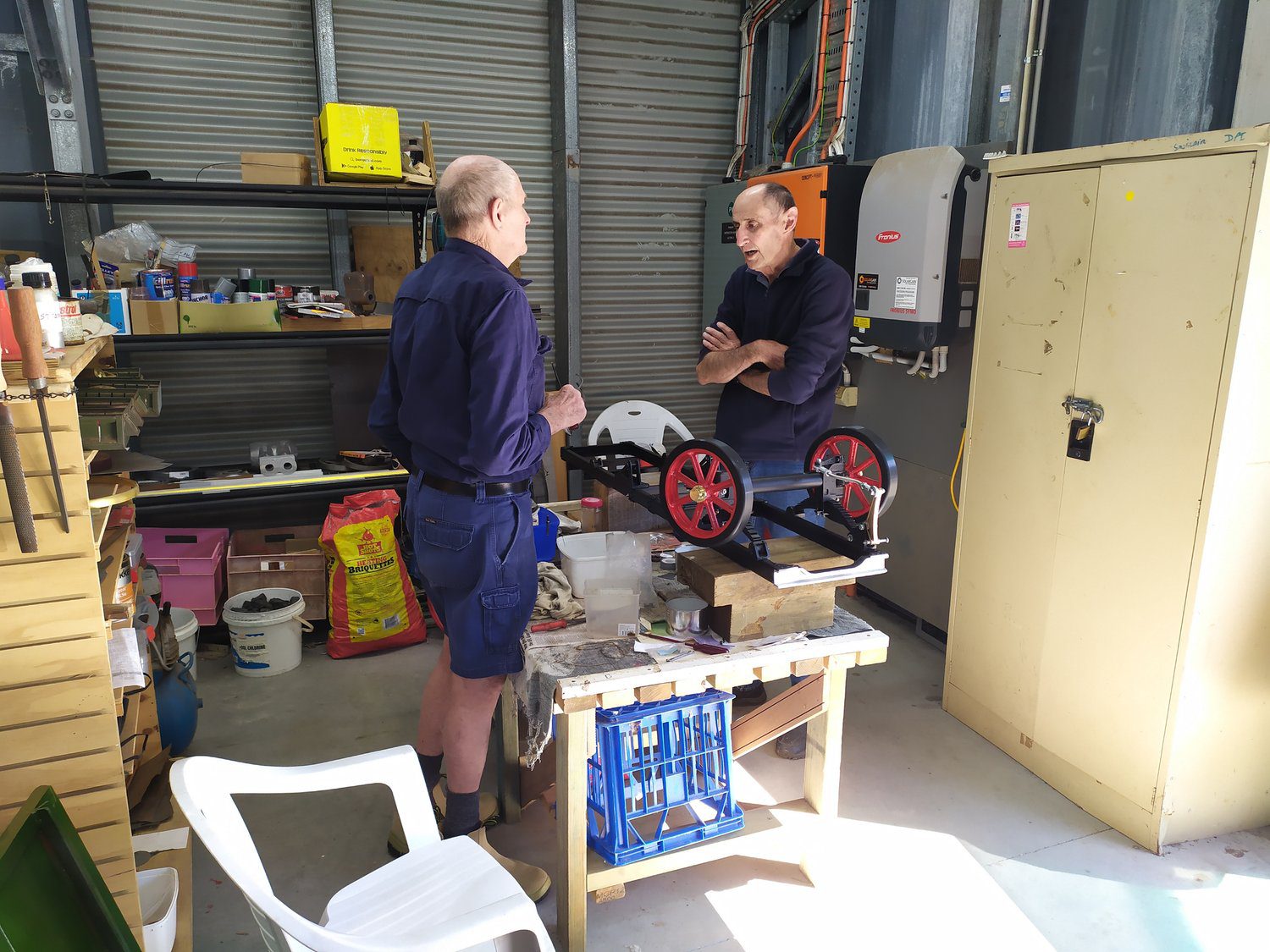 On The Tools in the Machine Shop at Centenary Suburbs Men's Shed ...