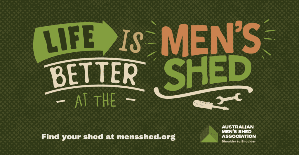 "Life's Better at the Men's Shed" Sticker - Flair (20 pack ...